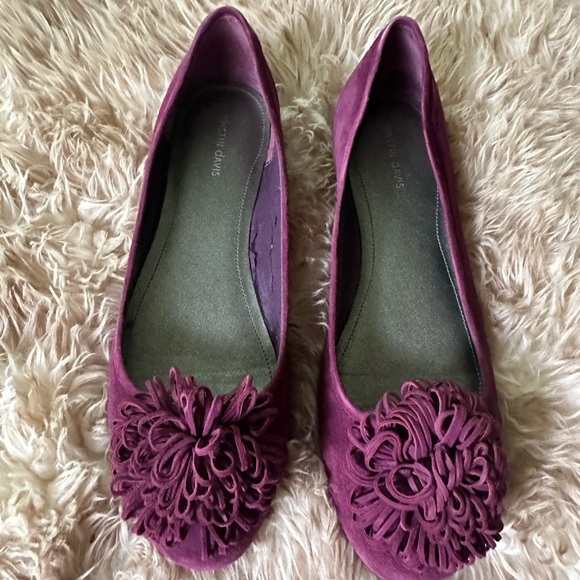 Kristin Davis | Shoes | Kristin Davis Purple Womens Flats With Floral ...